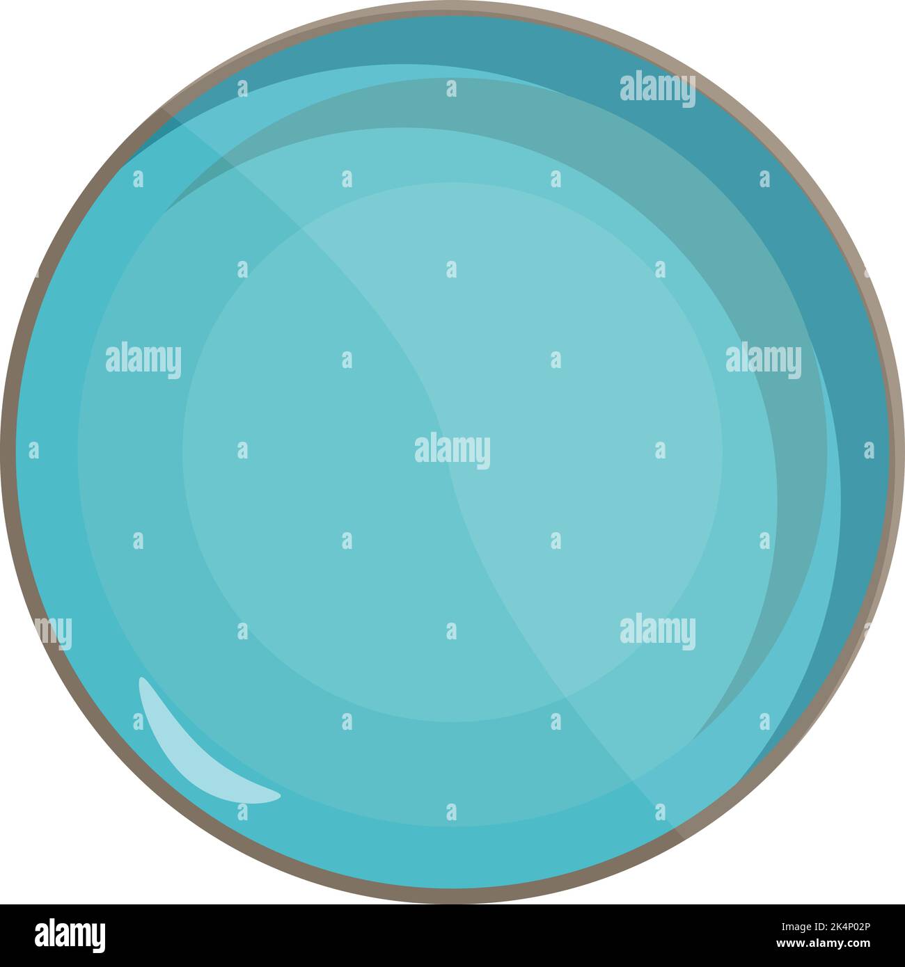 Round ceramic plate on Stock Vector Images - Alamy