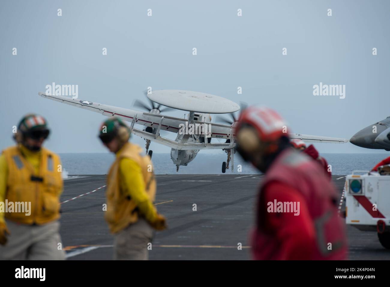 221003-N-LI114-1090 PACIFIC OCEAN (Oct. 3, 2022) An E-2D Hawkeye ...