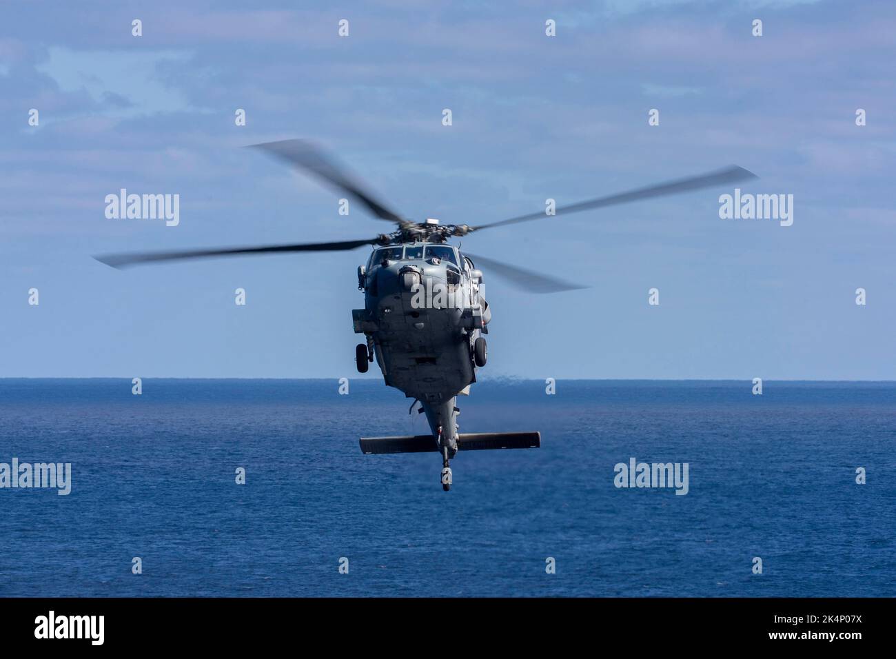 221002-N-KU796-2052 PACIFIC OCEAN (Oct. 2, 2022) An MH-60S Sea Hawk ...