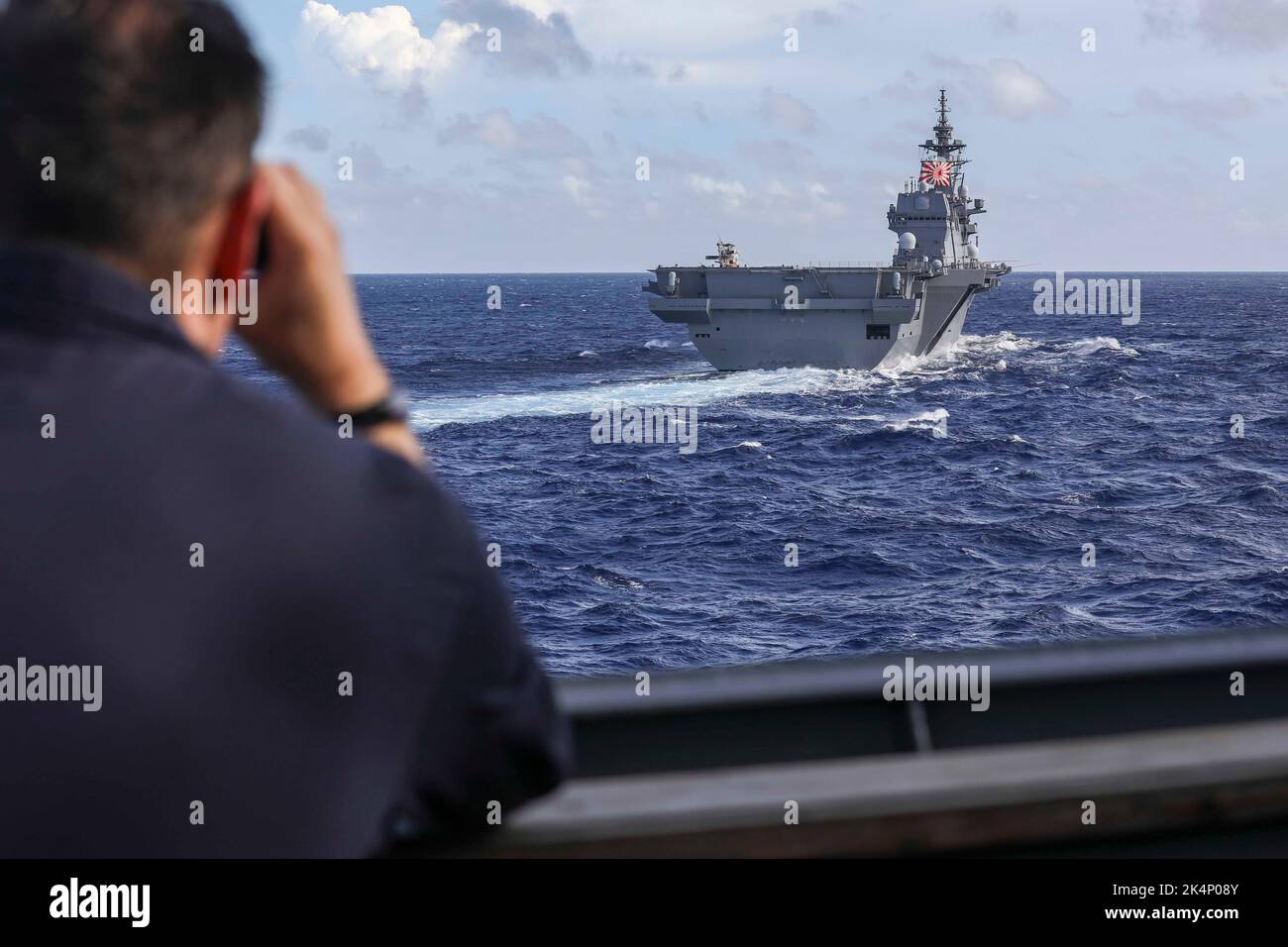 SOUTH CHINA SEA (Oct. 1, 2022) Izumo-class multi-purpose destroyer JS ...