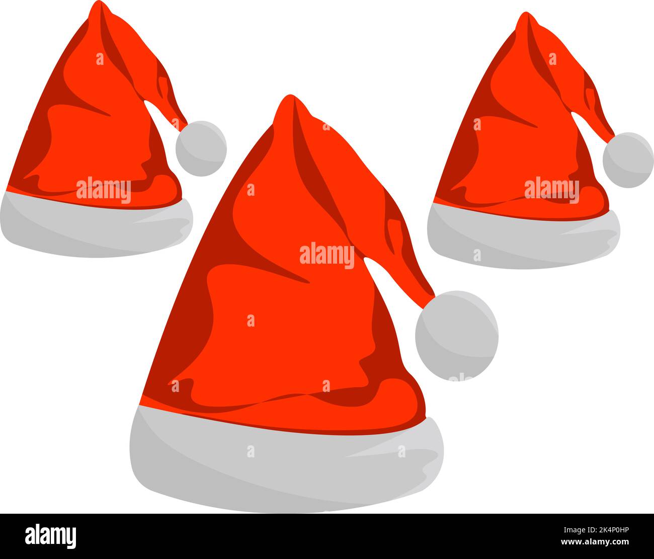 Santas hats Stock Vector Images - Alamy