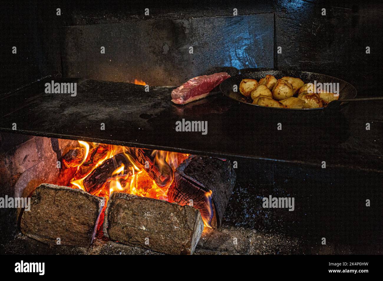 The Gunton Arms , Elk room fireplace ,North Norfolk , England Stock ...