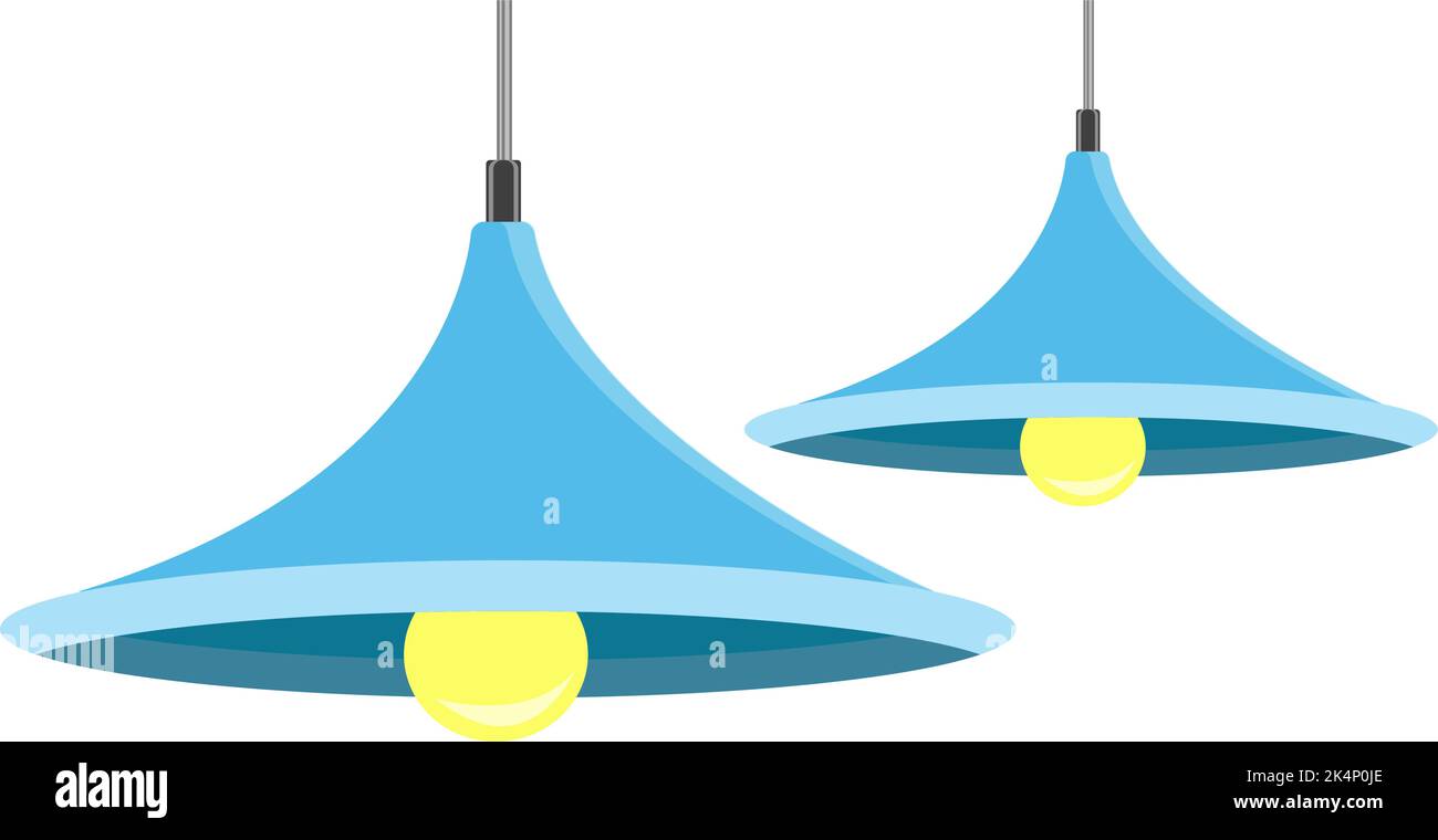 Simple ceiling lamps, illustration, vector on a white background Stock Vector Image & Art - Alamy