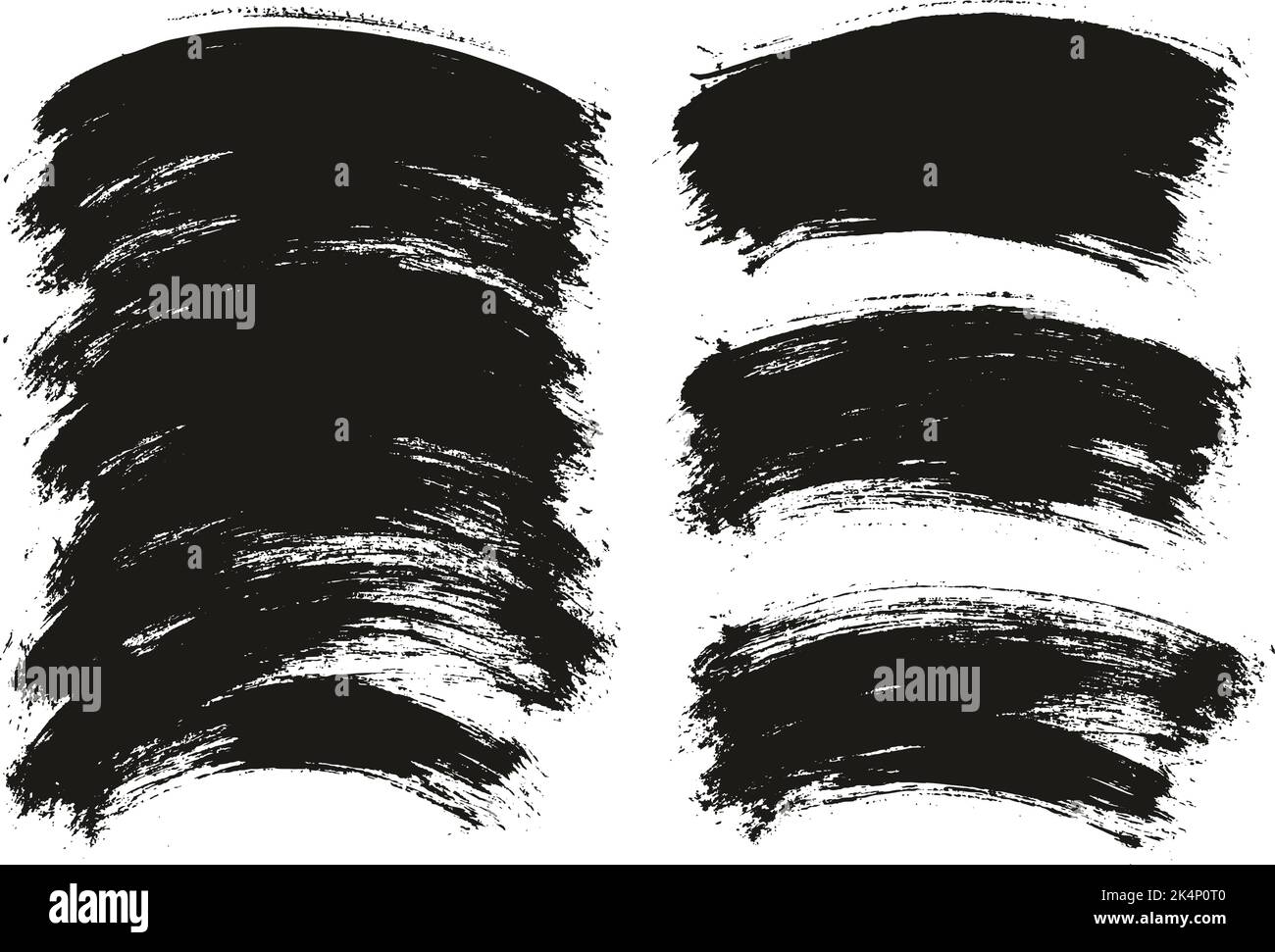 Round Brush Thin Curved Background Mix Artist Brush High Detail ...