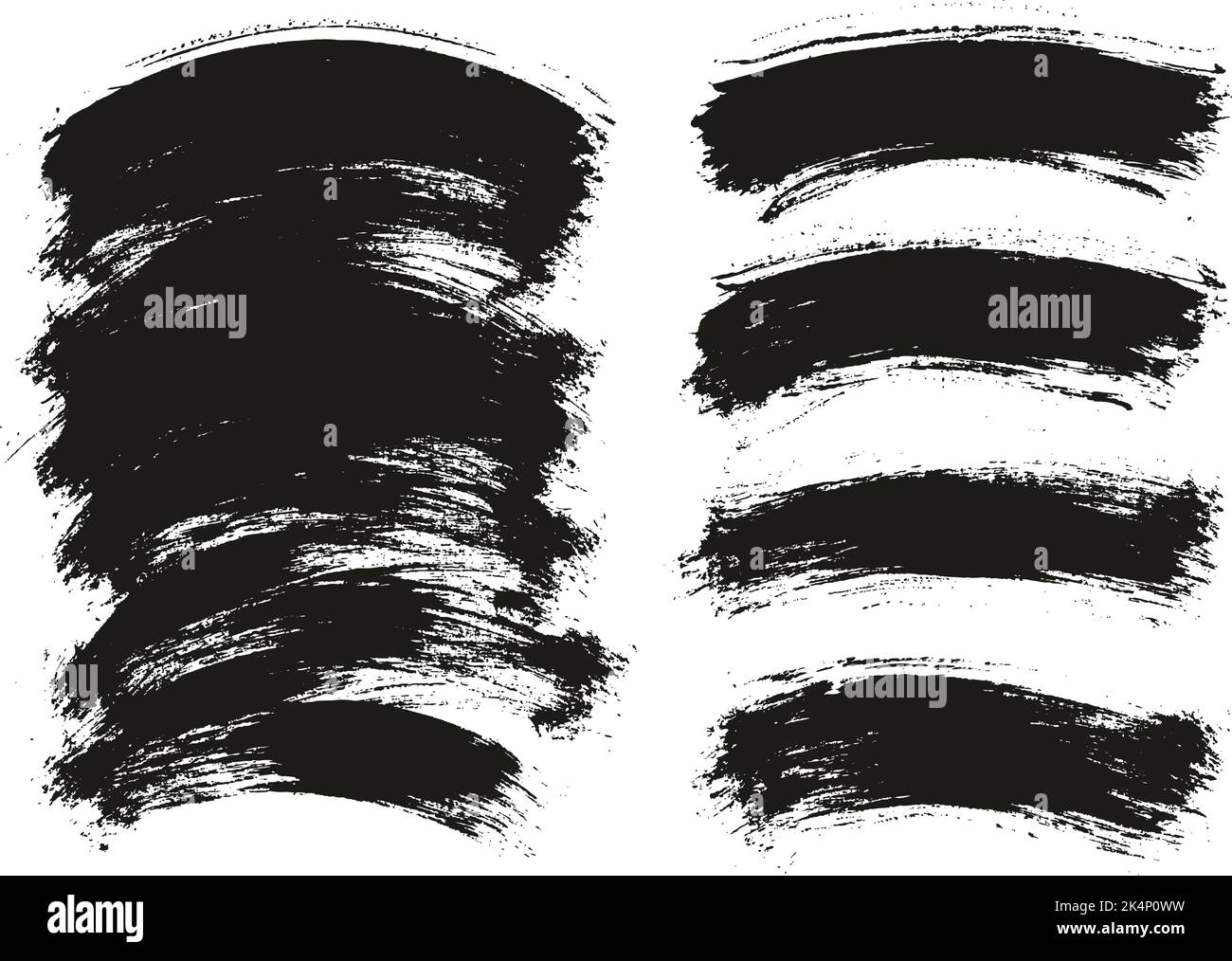 Round Brush Thin Curved Background Mix Artist Brush High Detail ...