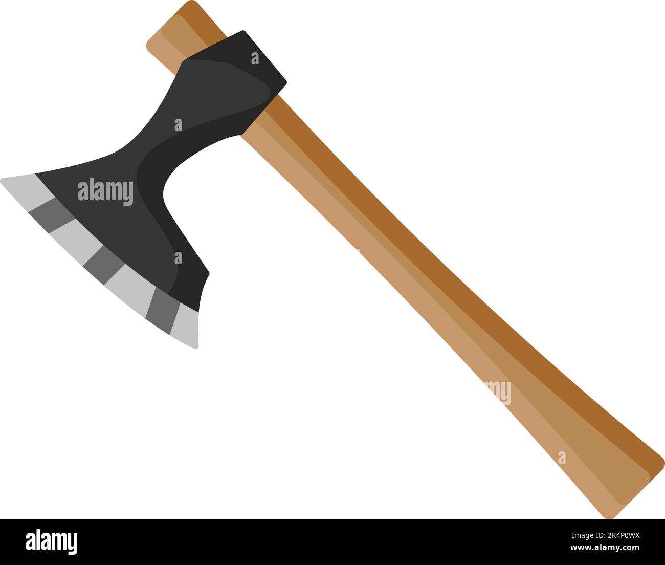 Wood ax illustration vector hi-res stock photography and images - Alamy