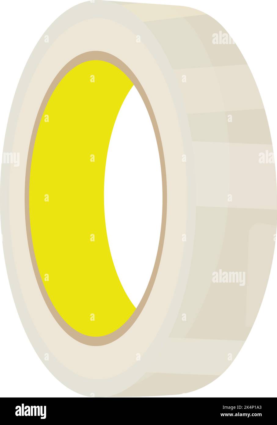 White scotch tape, illustration, vector on a white background Stock ...