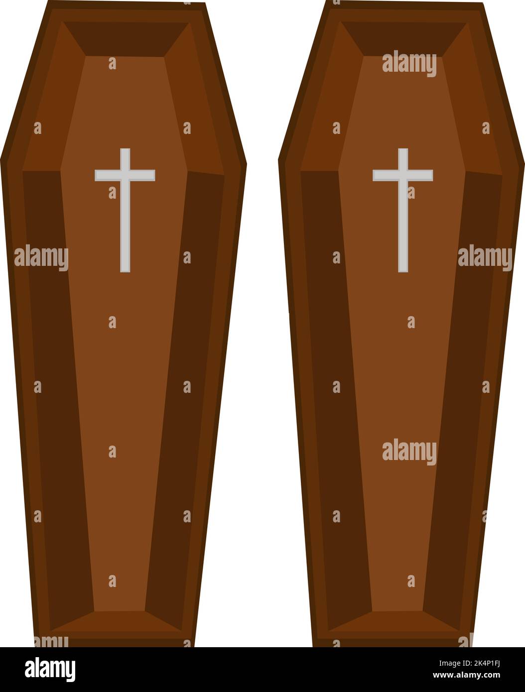 Wooden coffins Stock Vector Images - Alamy