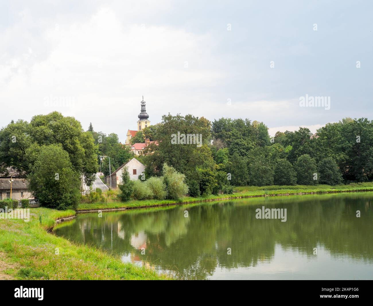 Tabor, Czech Republic - July 30, 2018: Historic city center Stock Photo ...