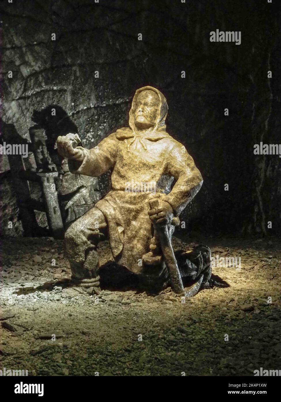 Wieliczka, Poland - August, 2018: Various pictures from the salt mines ...