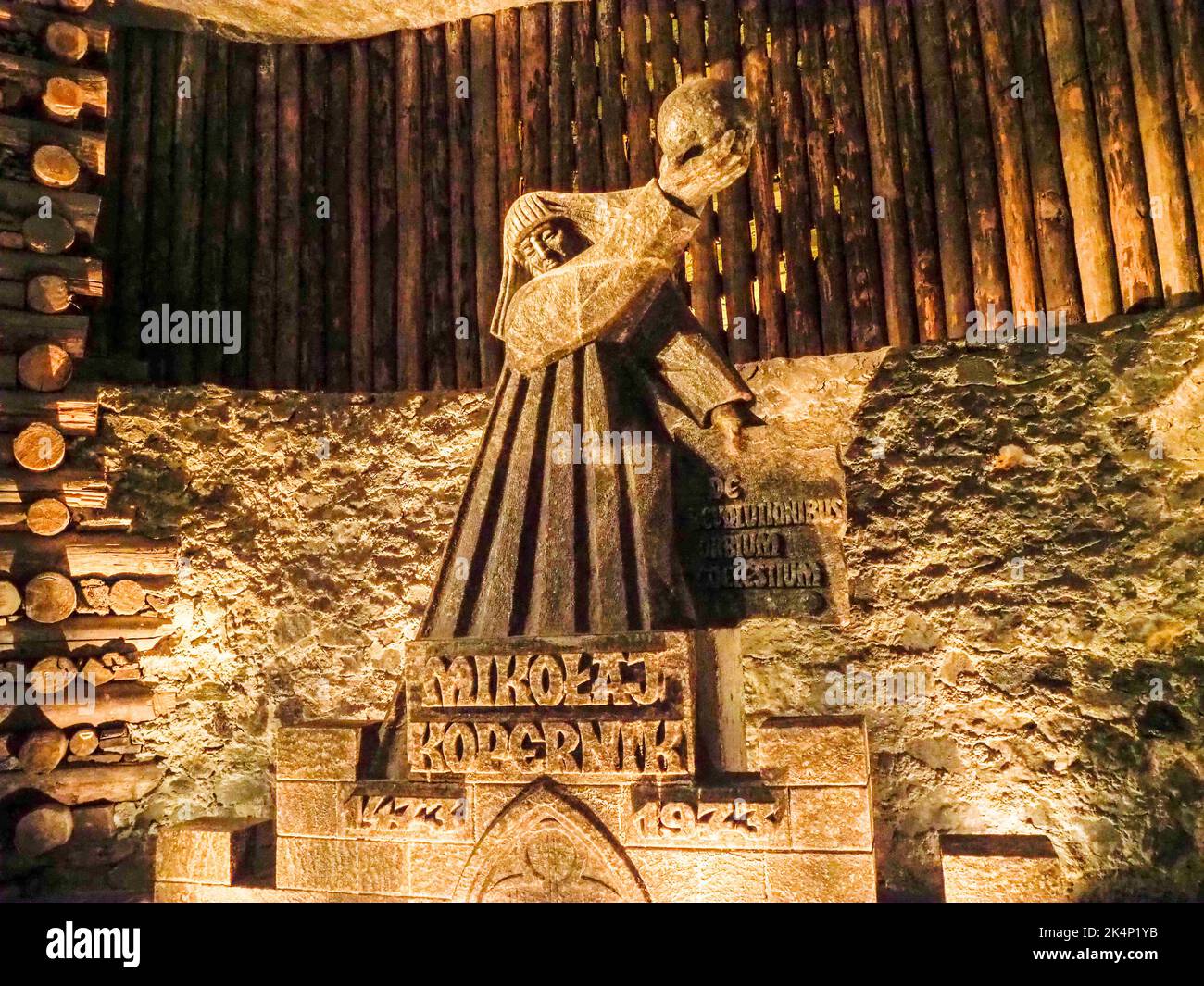 Wieliczka, Poland - August, 2018: Various pictures from the salt mines ...