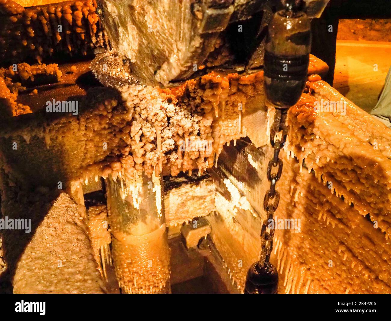 Wieliczka, Poland - August, 2018: Various pictures from the salt mines ...