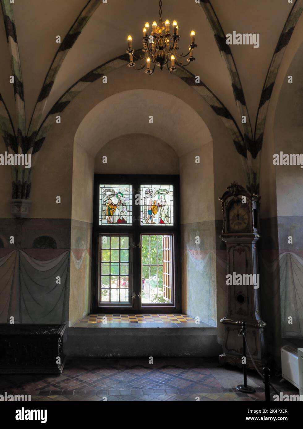 Malbork Castle, Poland - August 8, 2018: Marlbork, ancient medieval ...