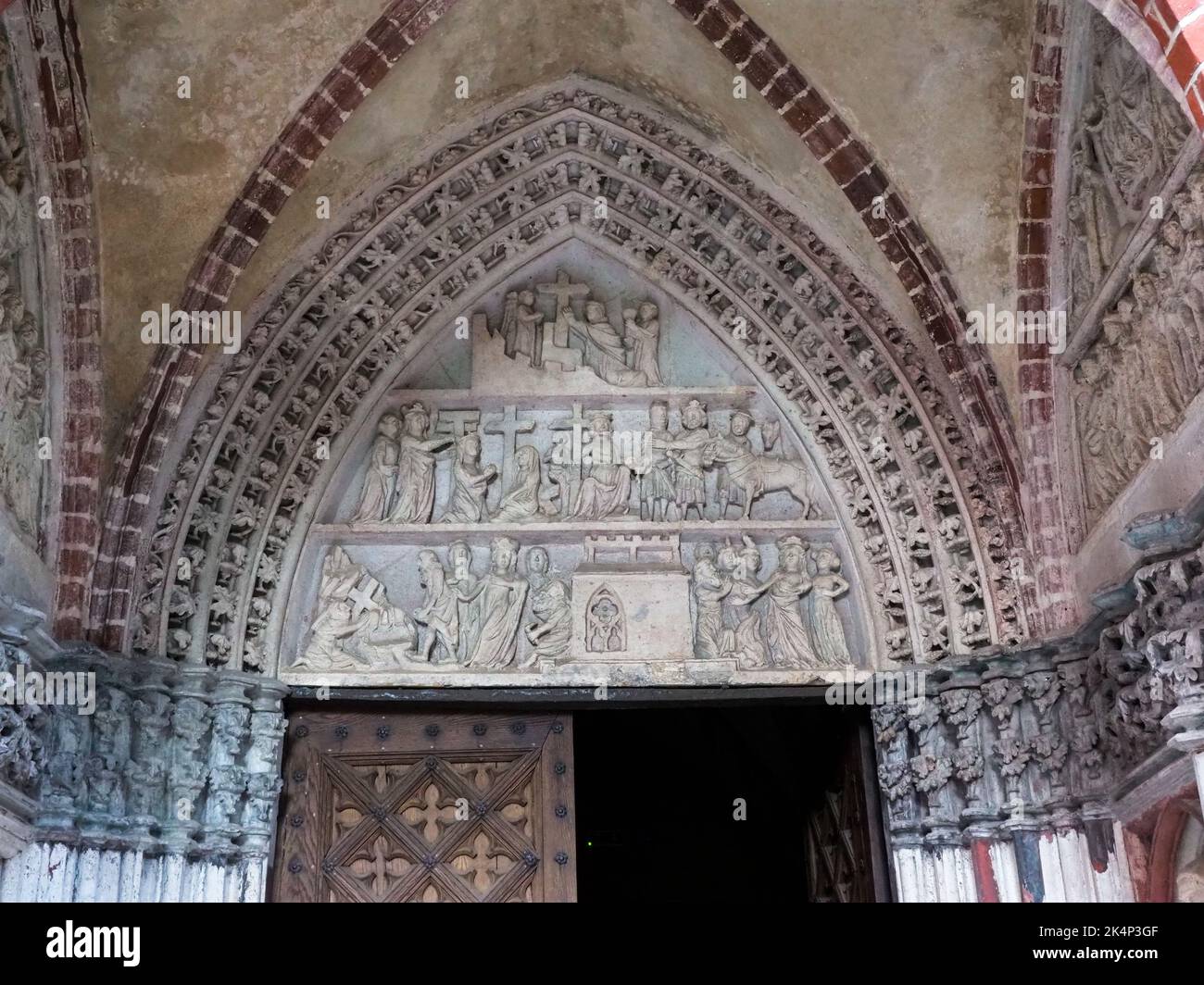Malbork Castle, Poland - August 8, 2018: Marlbork, ancient medieval ...