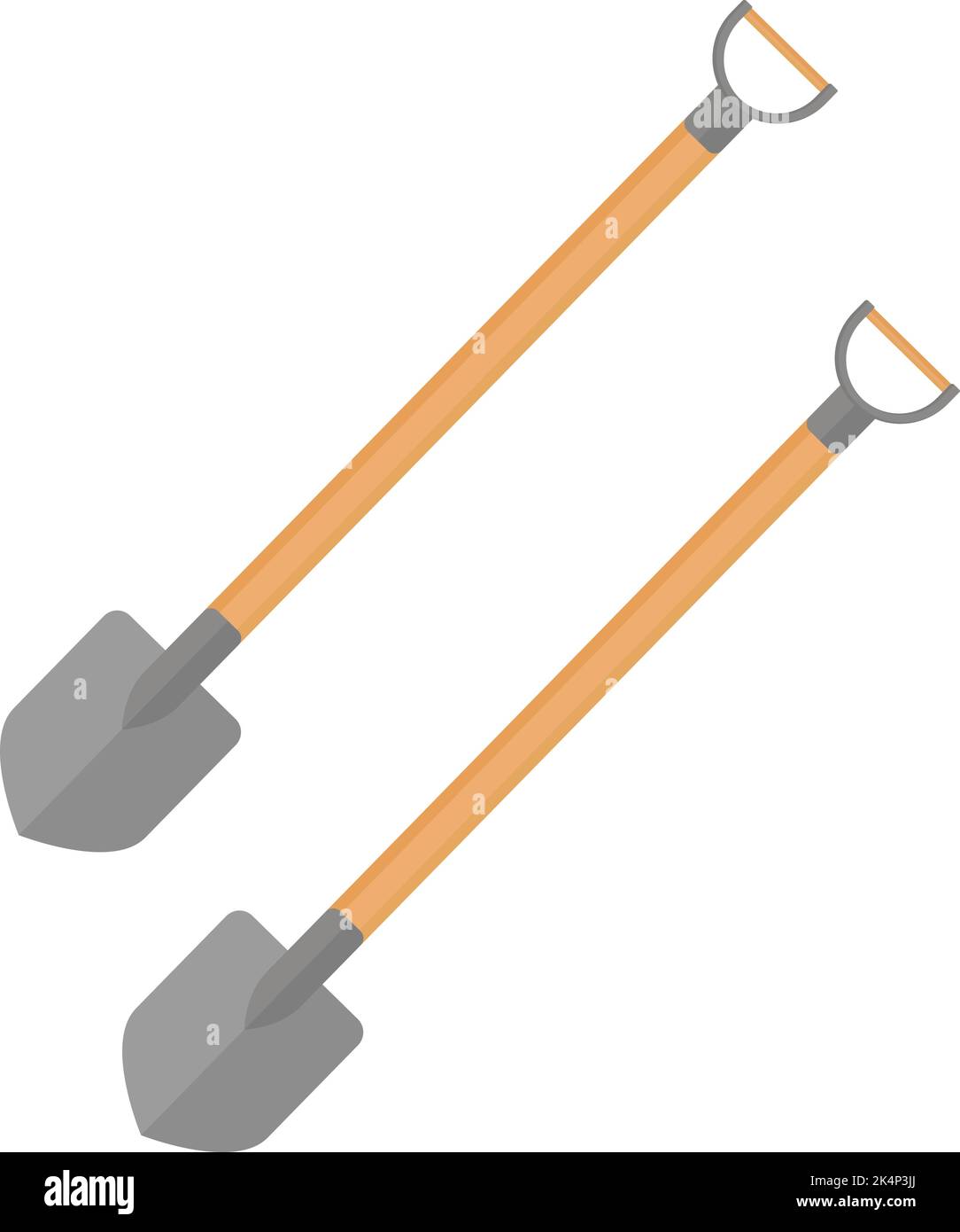 Shovels vector hi-res stock photography and images - Alamy
