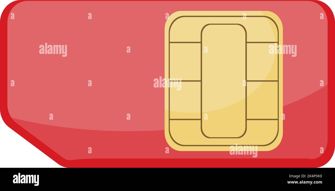 Sim card illustration hi-res stock photography and images - Alamy
