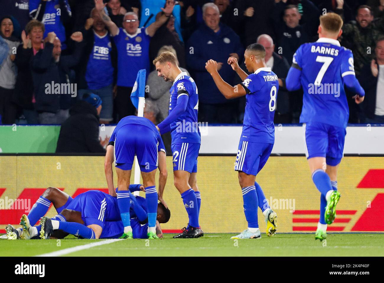 Leicester football celebrate hi-res stock photography and images - Alamy