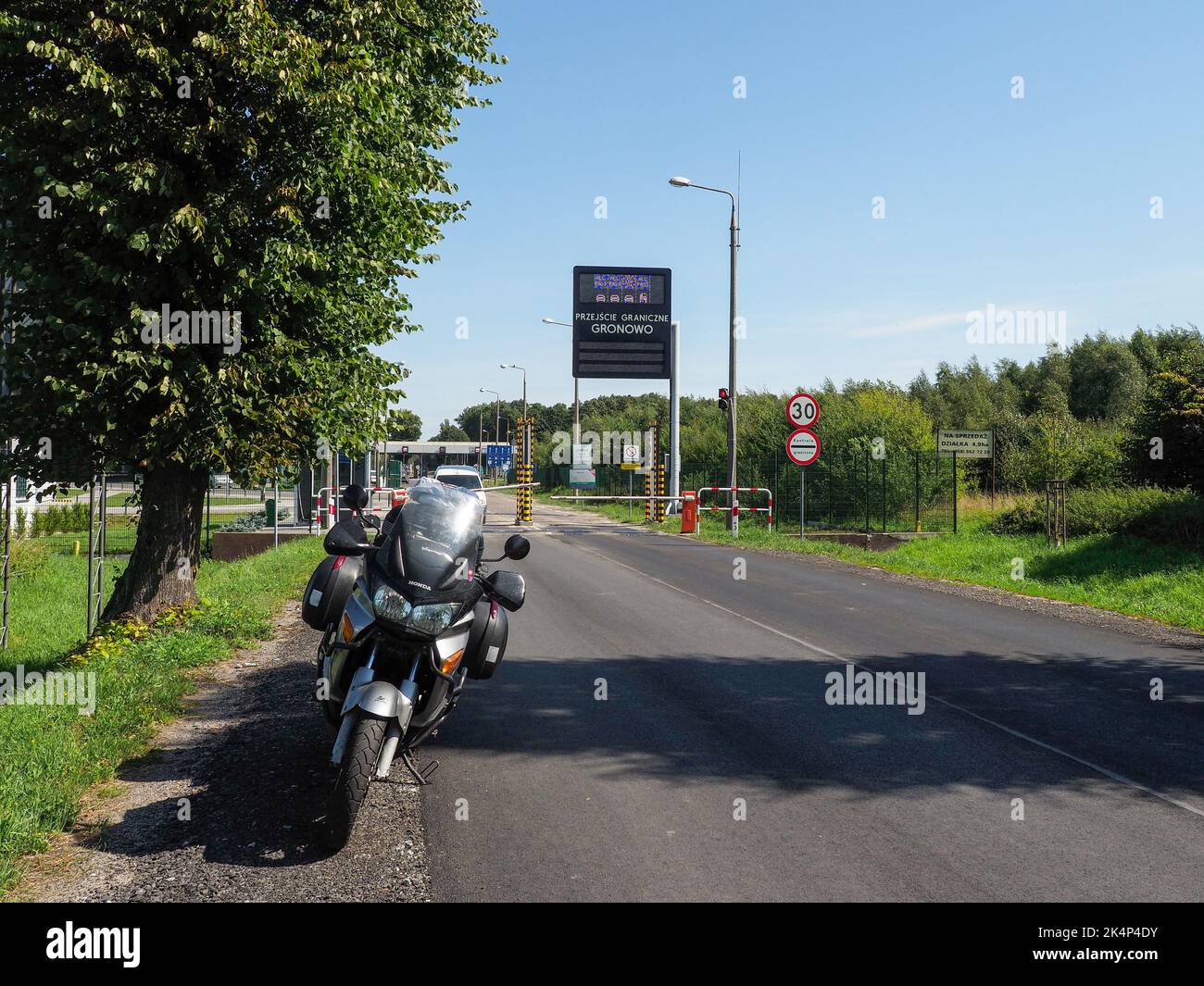 Gronowo, Poland - August 9, 2018: border area with Soviet Union Stock ...