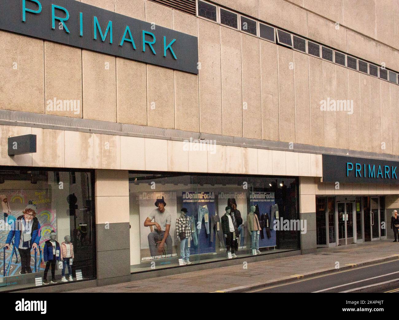 King Street, Hammersmith, London, UK; exterior of Primark Stock Photo ...