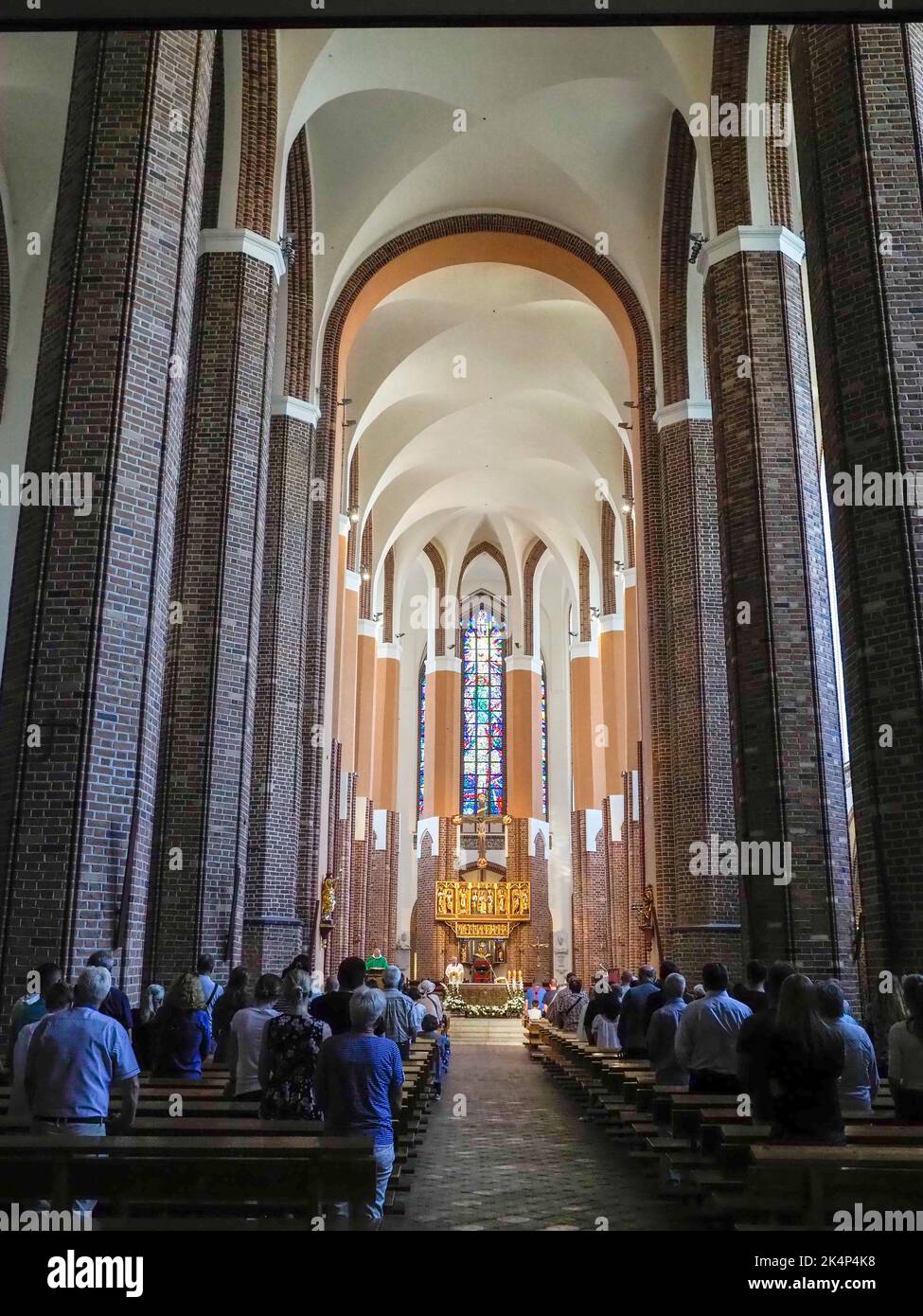 Szczecin, Poland - August 12, 2018: Cathedral of St. James Stock Photo ...