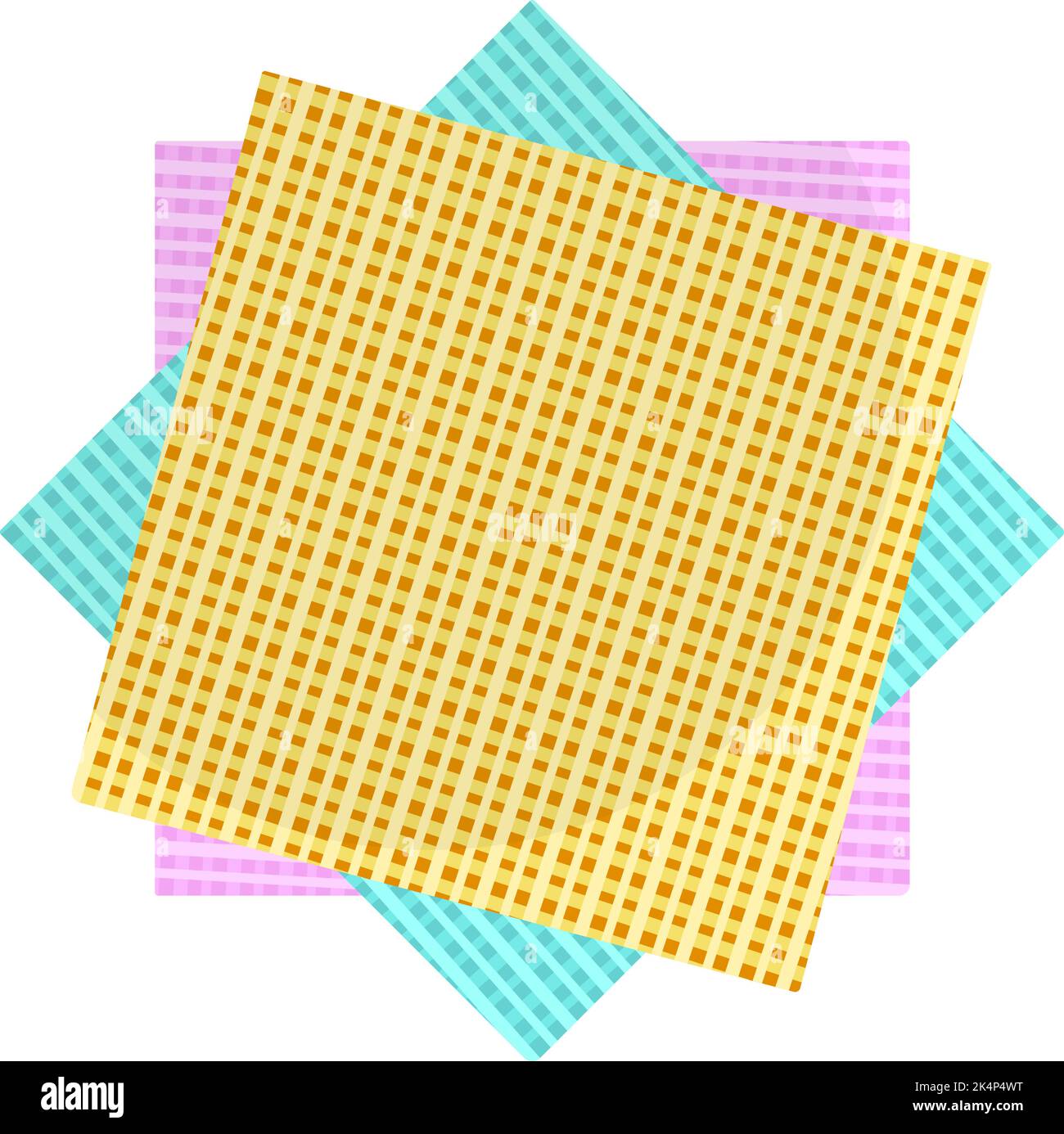 Cleaning cloth, illustration, vector on a white background Stock Vector ...