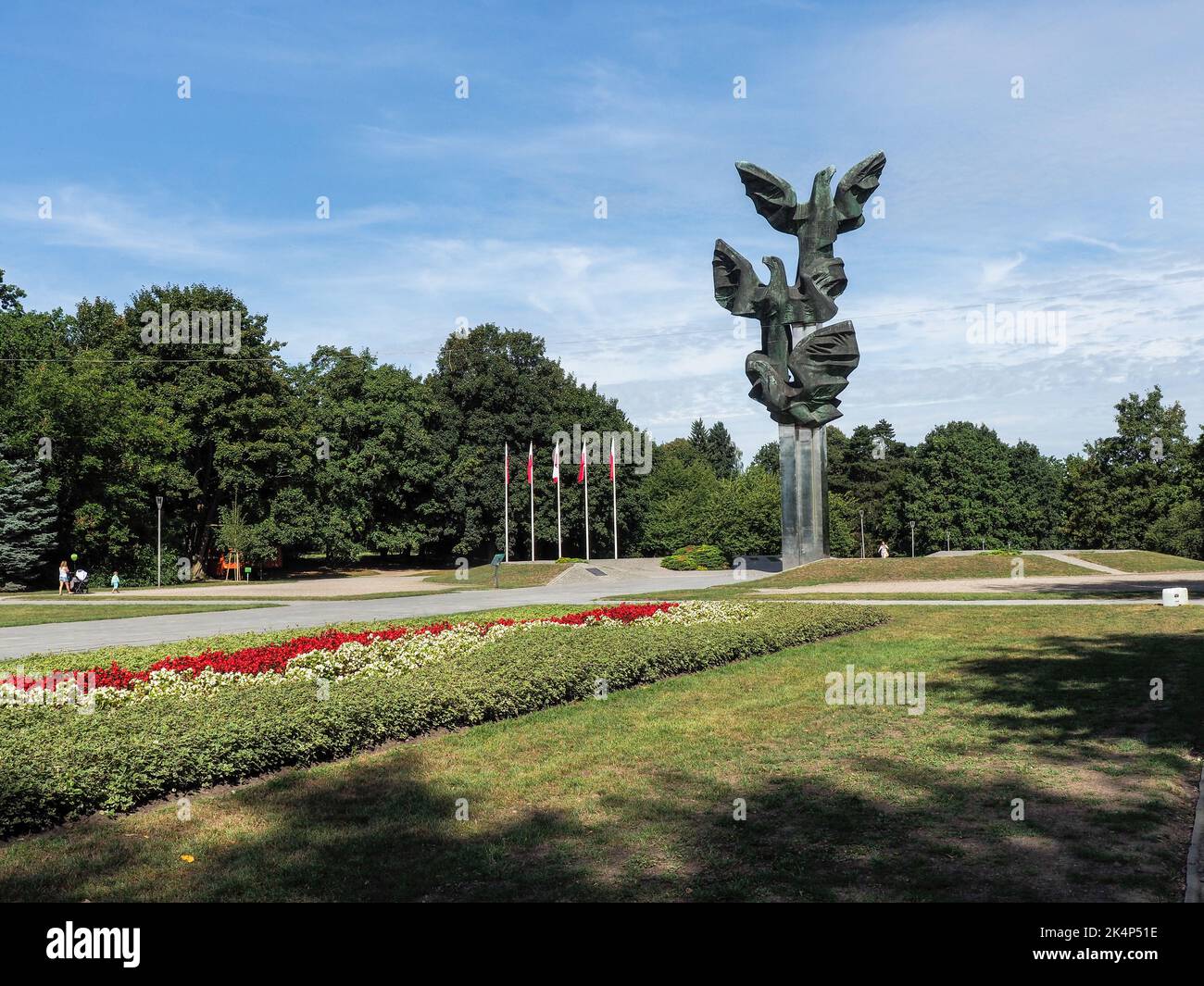 Szczecin, Poland - August 13, 2018: Monument of the Deed of Poles Stock ...