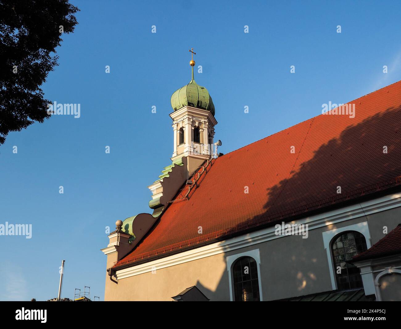 Augsburg, Germany - August 15, 2018: Historic center of one of the ...