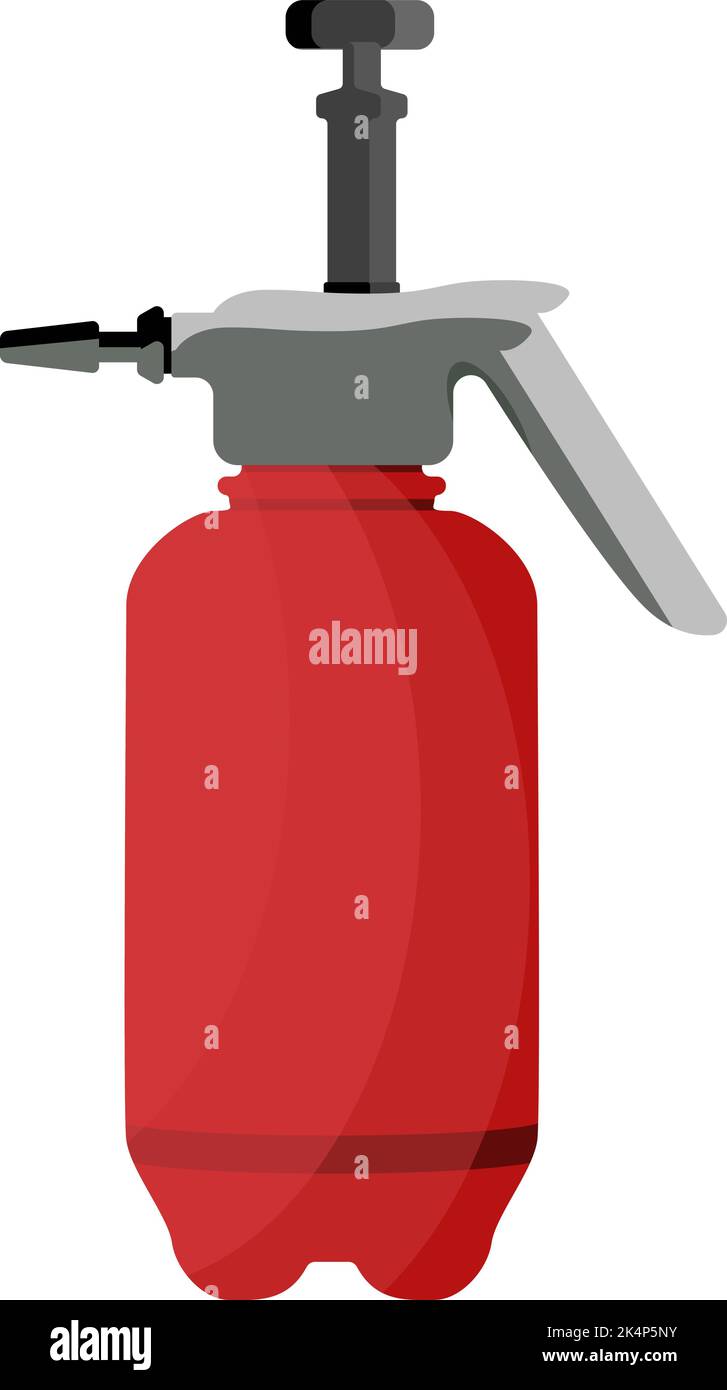 Gas cylinder, illustration, vector on a white background Stock Vector ...