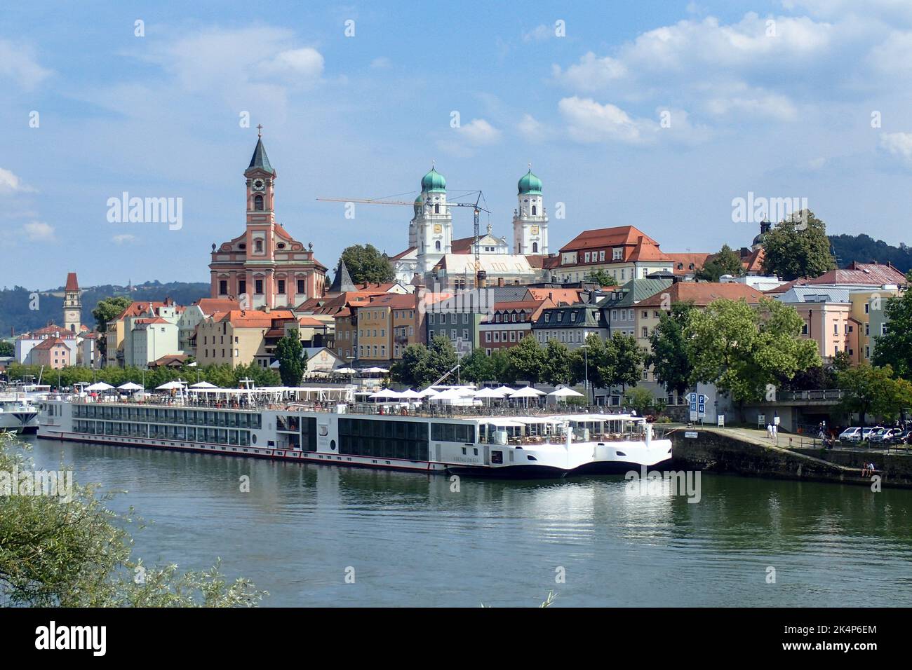 Baroque town scharding austria hi-res stock photography and images - Alamy