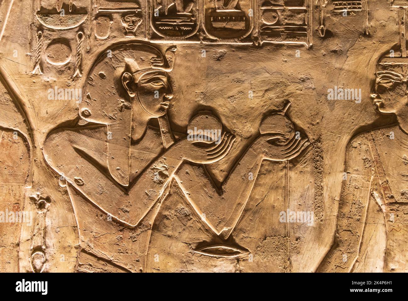 Valley of the Kings, Luxor, Egypt. February 26, 2022. Interior of the ...