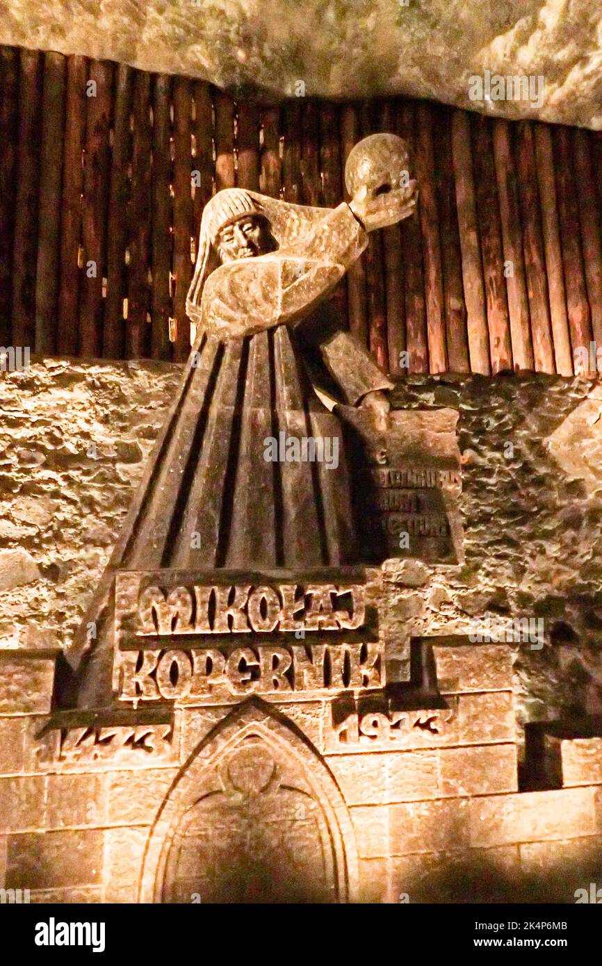 Wieliczka, Poland - August, 2018: Various pictures from the salt mines ...