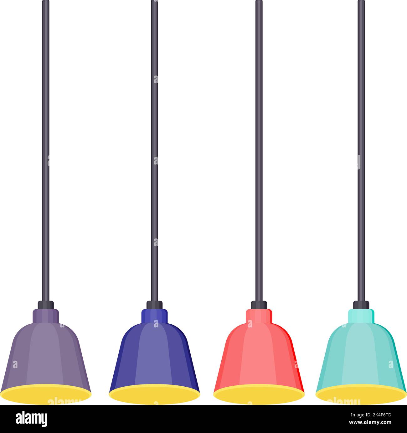 Light bulb on colorful Stock Vector Images - Alamy