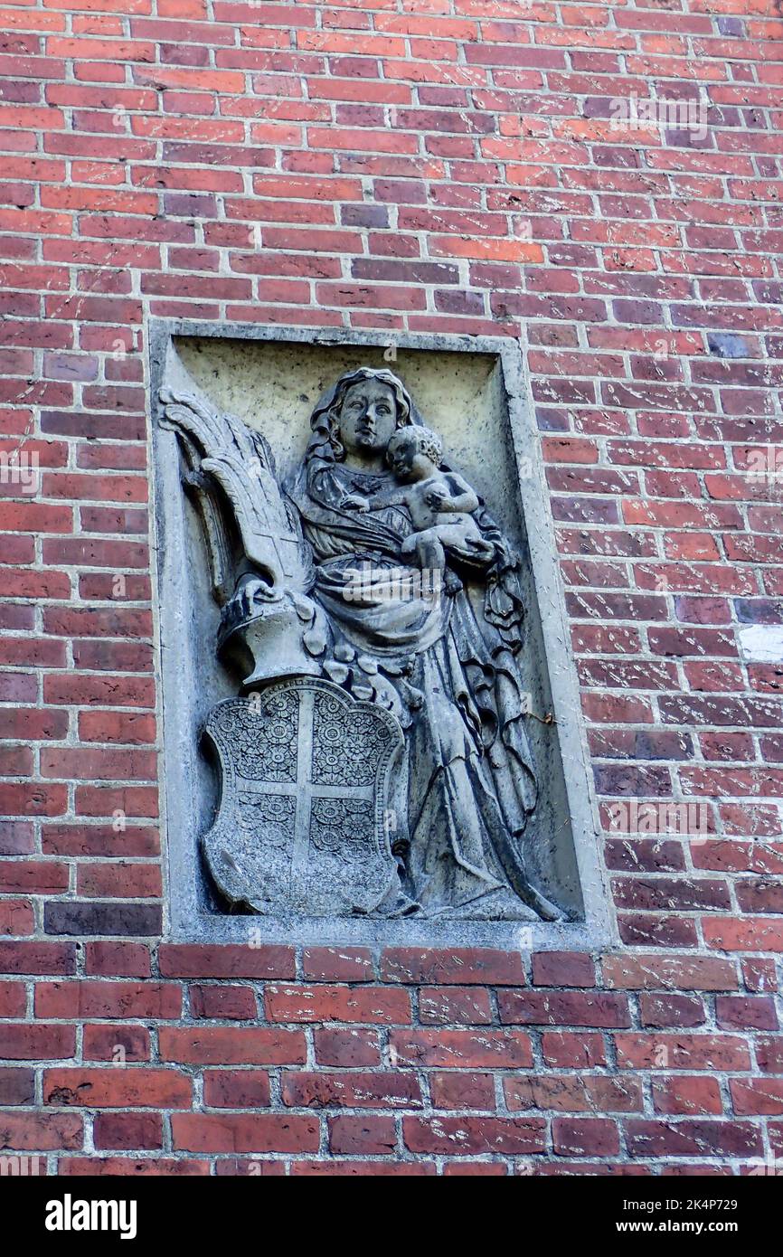 Malbork Castle, Poland - August 8, 2018: Marlbork, ancient medieval ...