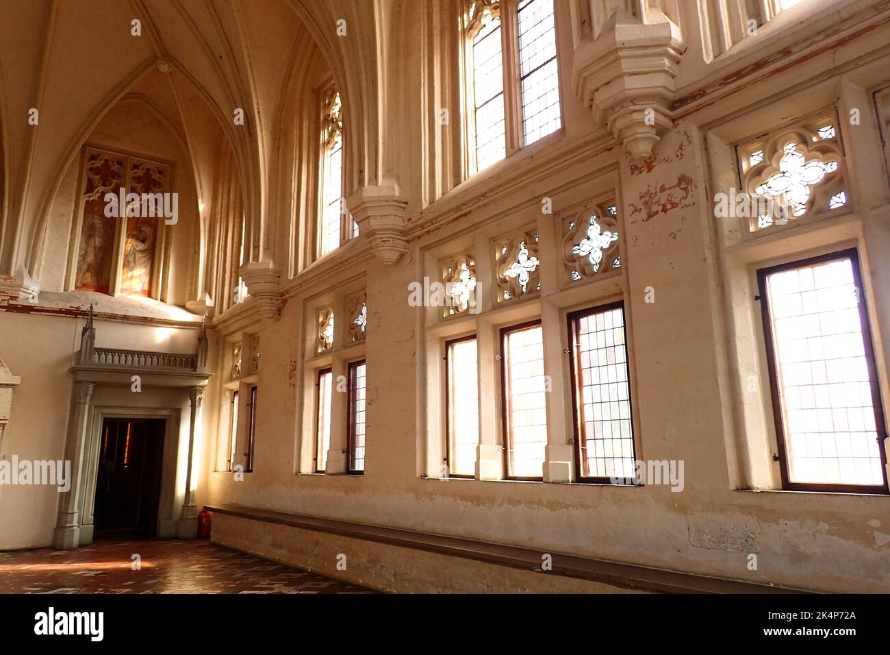 Malbork Castle, Poland - August 8, 2018: Marlbork, ancient medieval ...