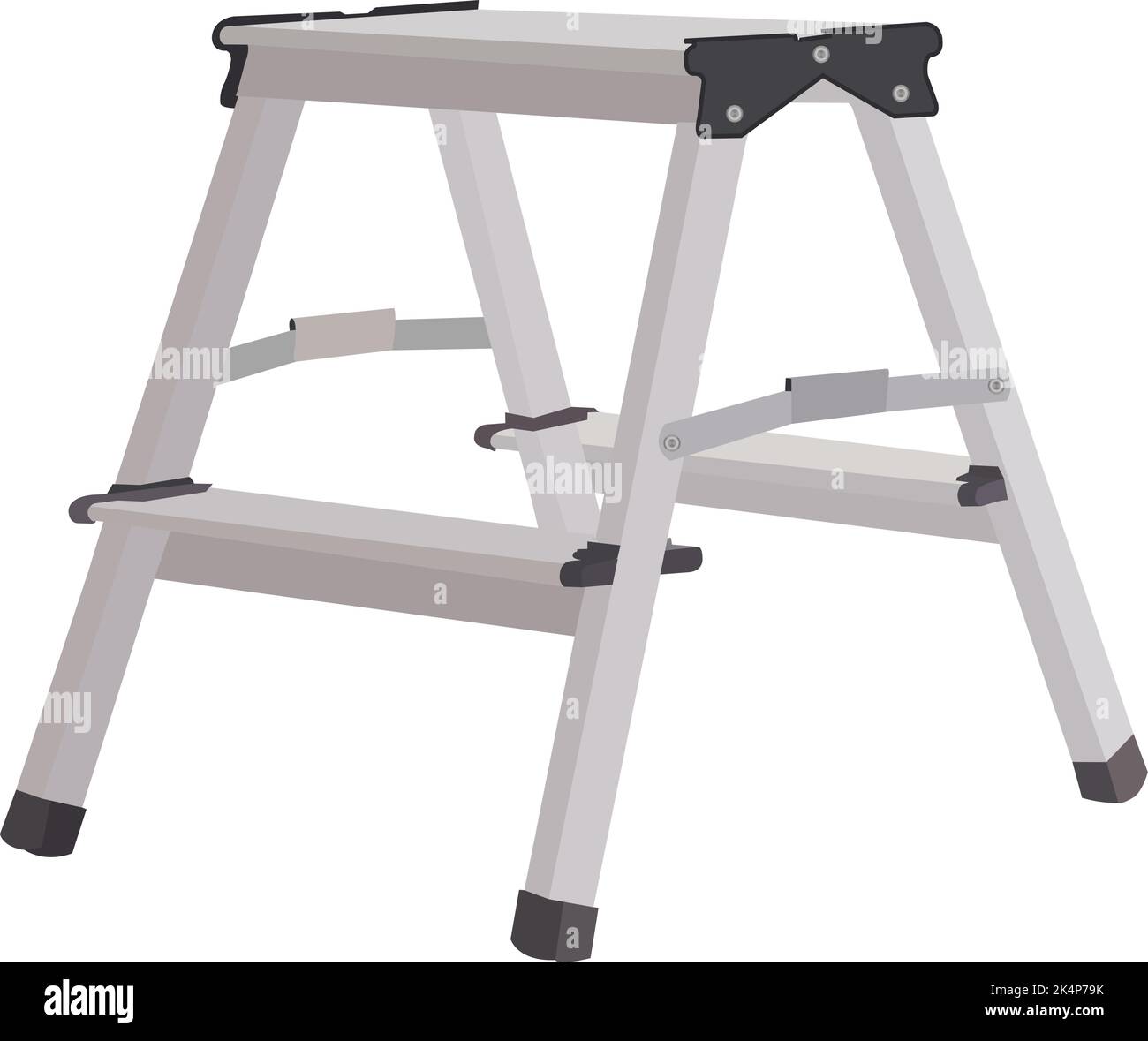 Steel ladder ladders Stock Vector Images - Alamy