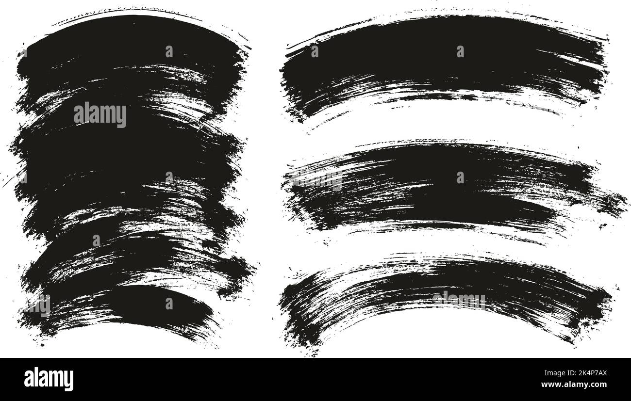 Round Brush Thin Curved Background Mix Artist Brush High Detail ...