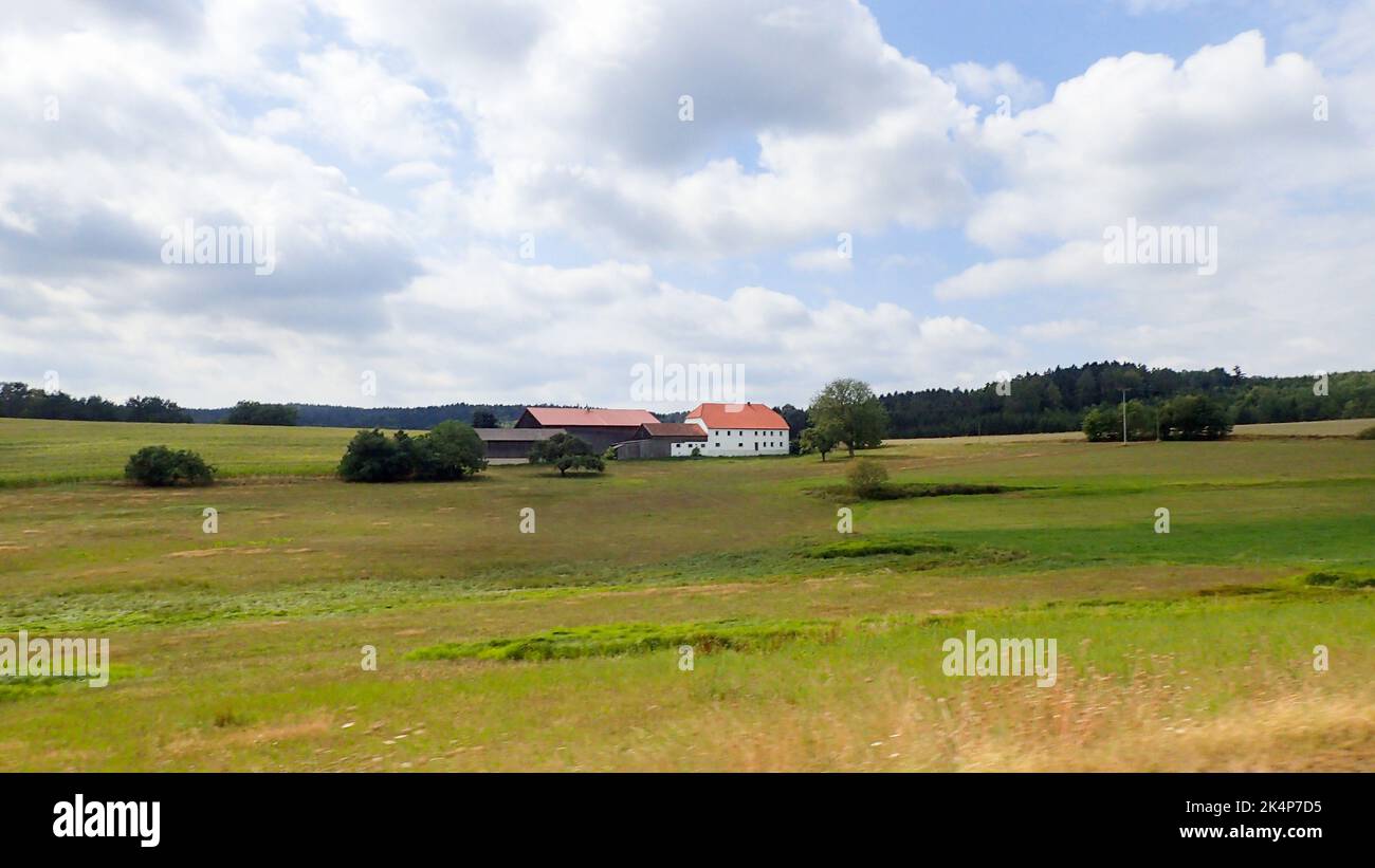 Bavaria, Germany: Typical and natural Bavarian countryside Stock Photo ...