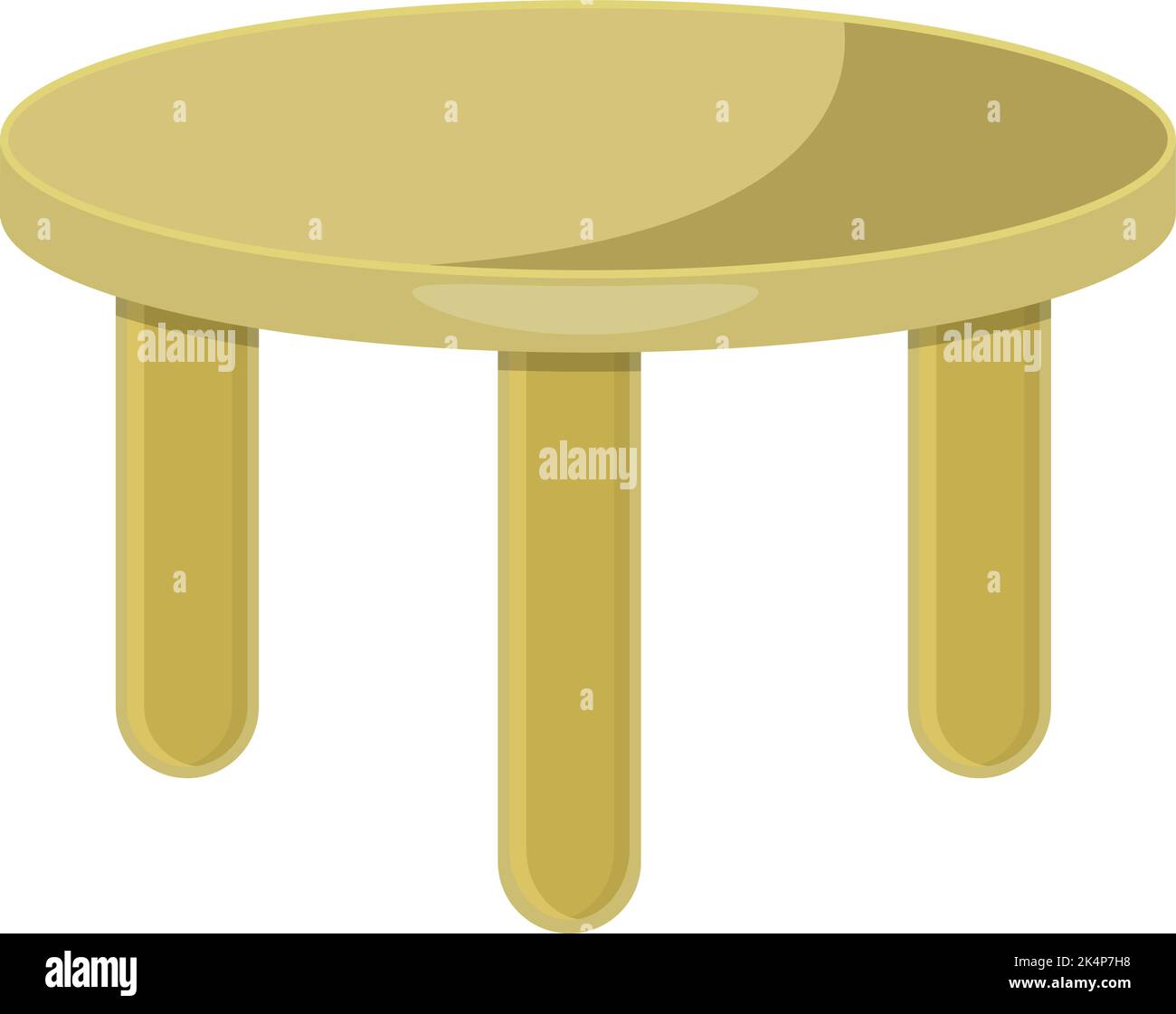 Decorative stool, illustration, vector on a white background Stock ...