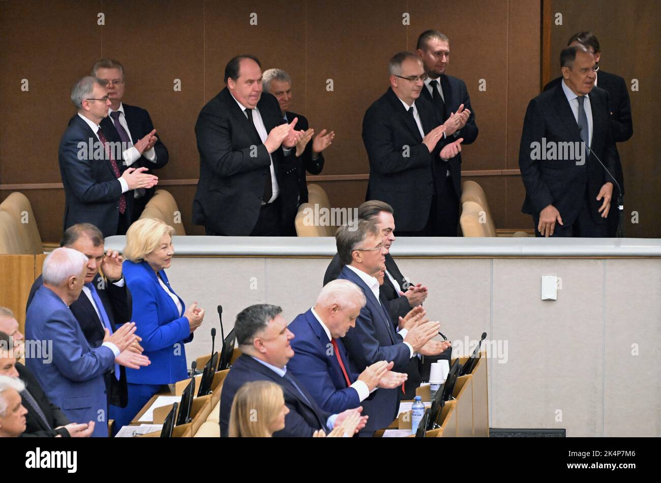 Extraordinary plenary session of the State Duma of Russia. Russian ...