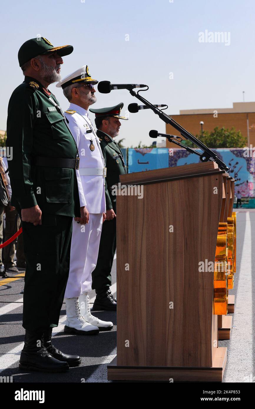 Tehran, Tehran, Iran. 3rd Oct, 2022. A handout picture made available ...