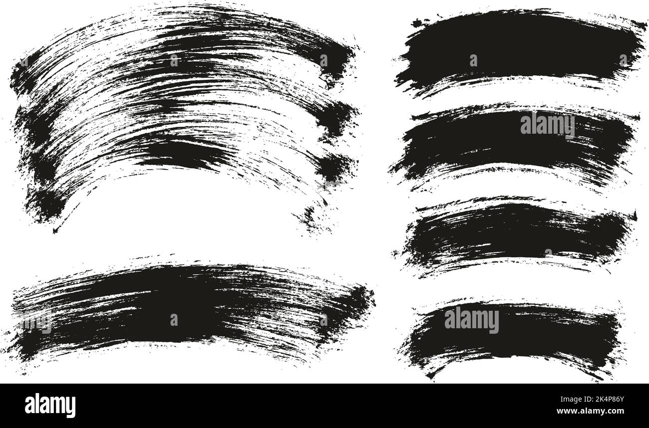 Round Brush Thin Curved Background Mix Artist Brush High Detail ...