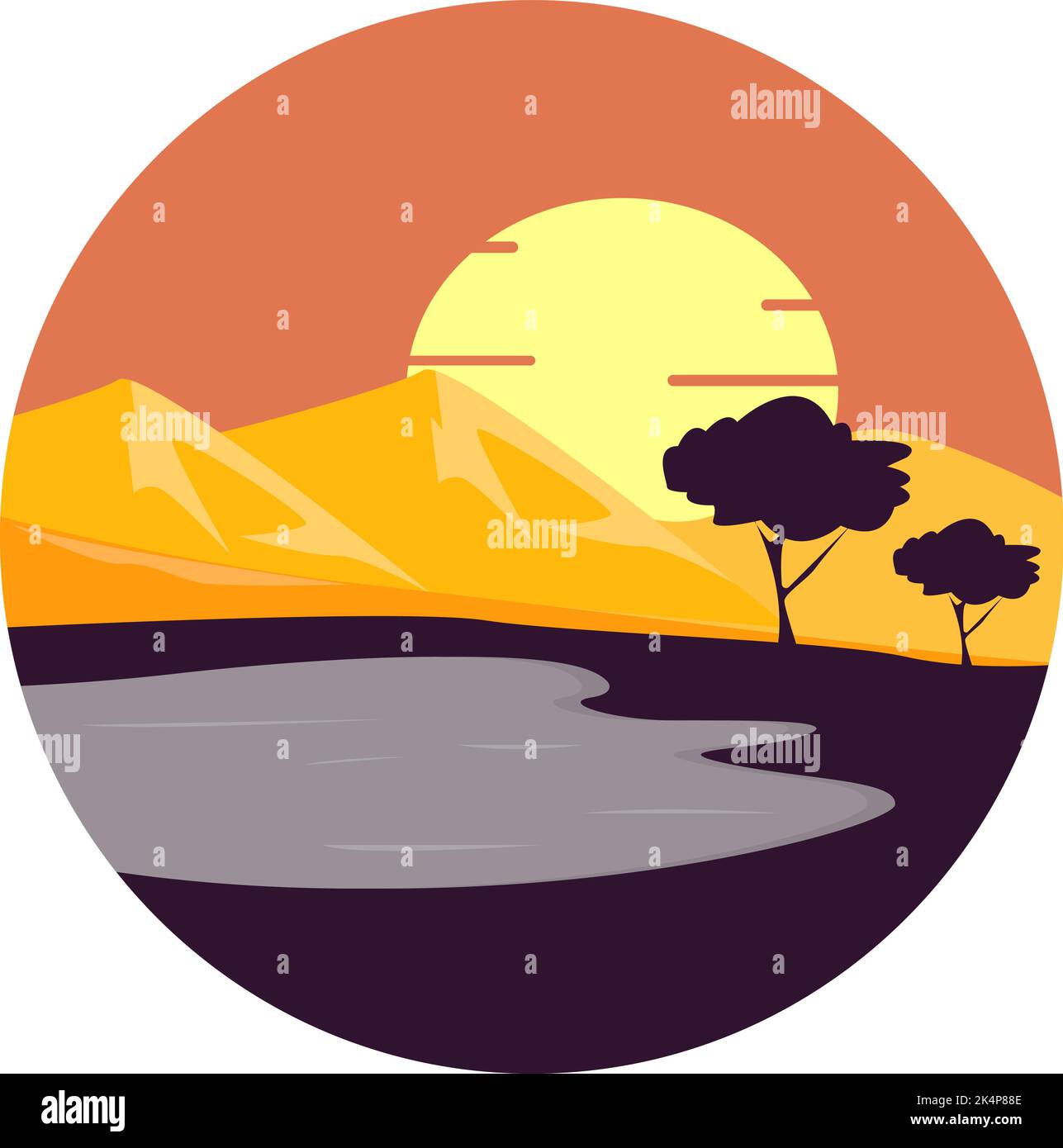 Sand nature background in Stock Vector Images - Alamy