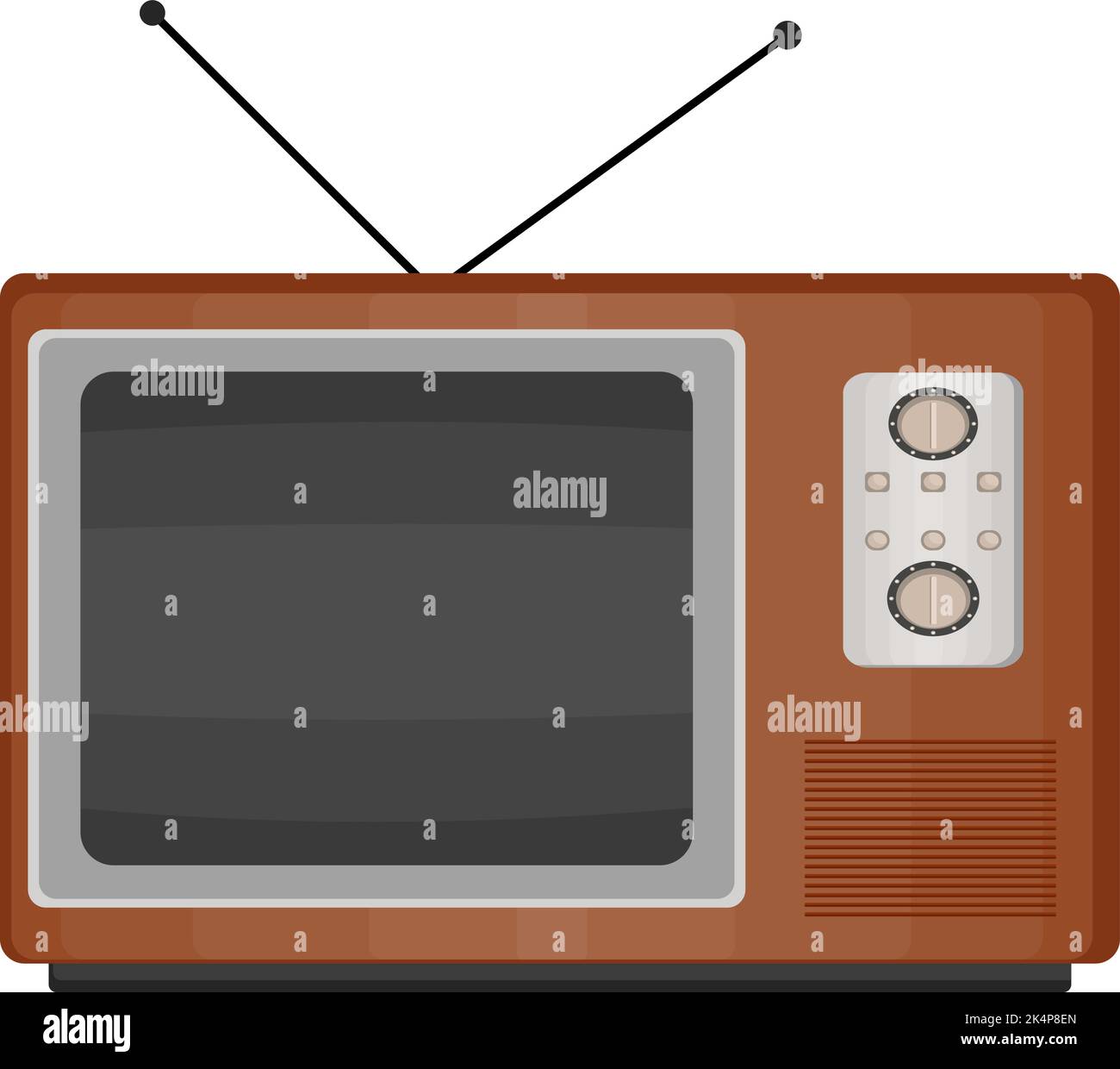Old retro style cartoon television hi-res stock photography and images ...