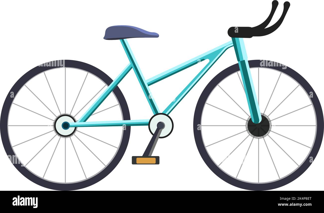 Kid bike on white Stock Vector Images - Alamy