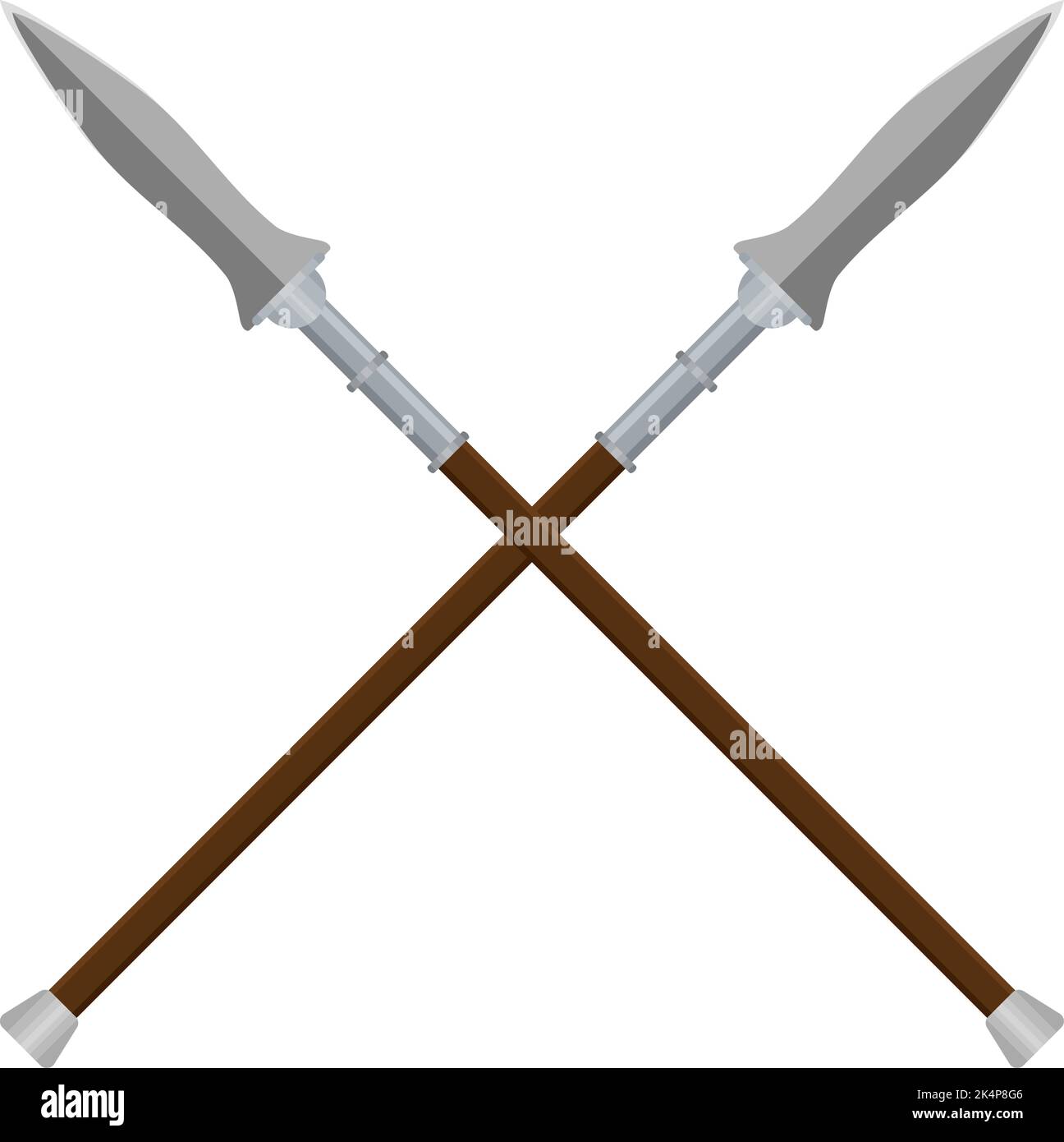 Sharp spears, illustration, vector on a white background Stock Vector Image & Art - Alamy