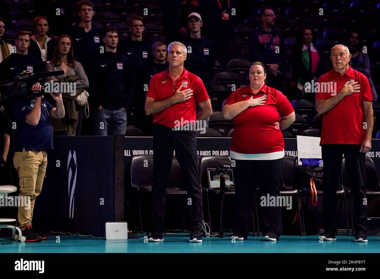 ARNHEM, NETHERLANDS - SEPTEMBER 26: Coach Karch Kiraly of the United ...