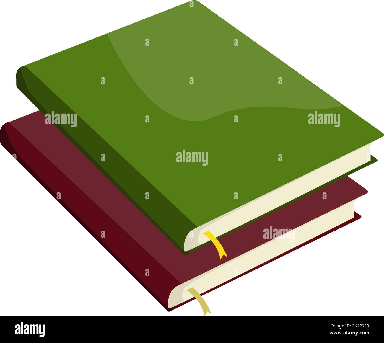 Diary books, illustration, vector on a white background Stock Vector ...