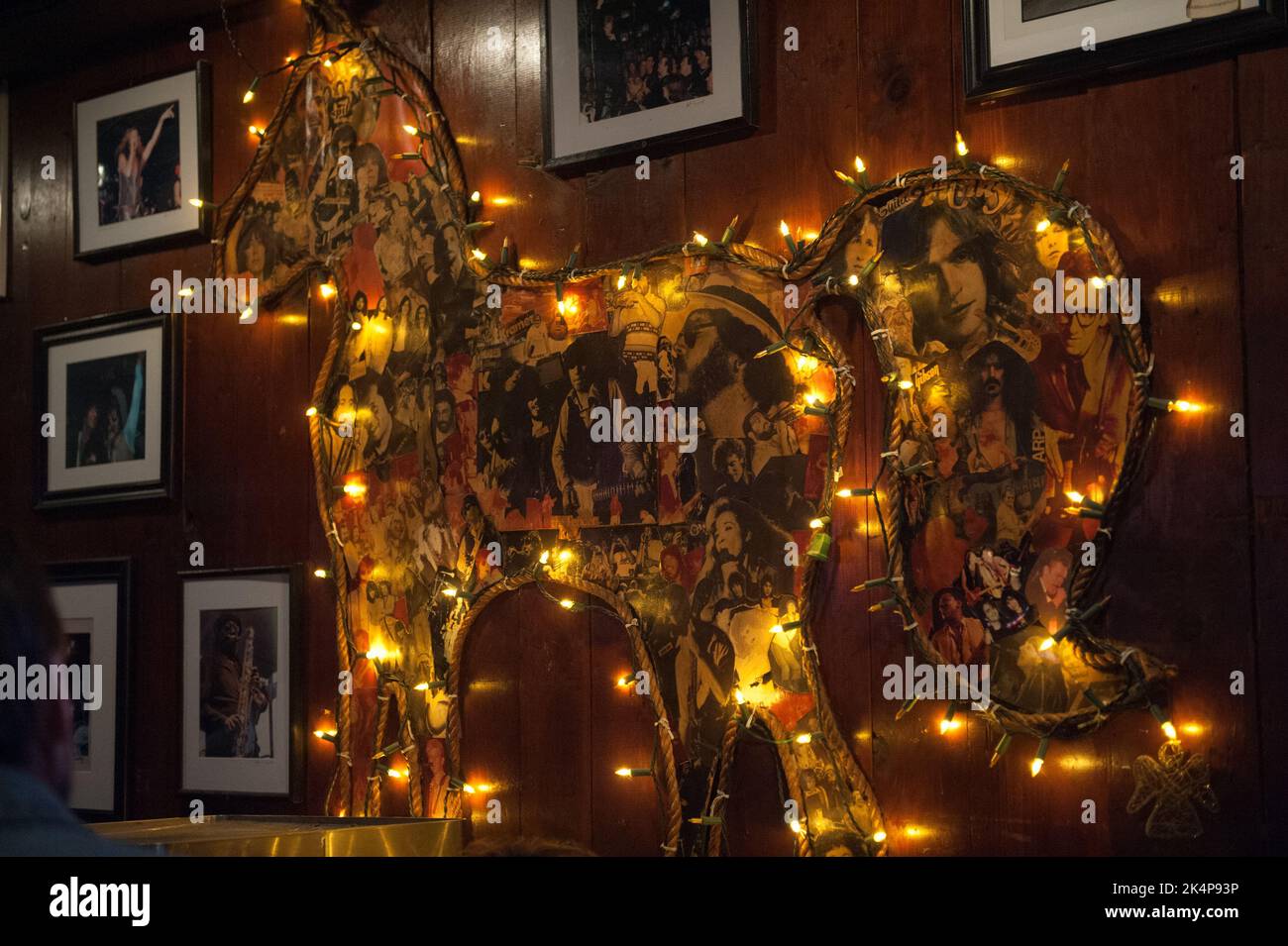 Interior of the Stone Pony in Asbury Park, NJ, a legendary music venue ...