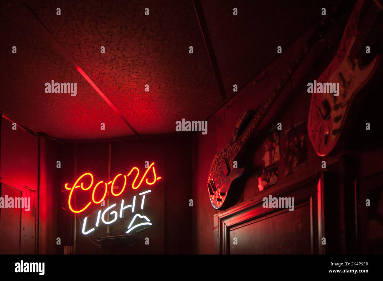 Interior of the Stone Pony in Asbury Park, NJ, a legendary music venue ...