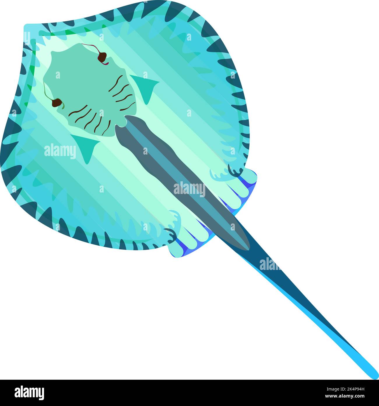 Stingray manta ray Stock Vector Images - Alamy